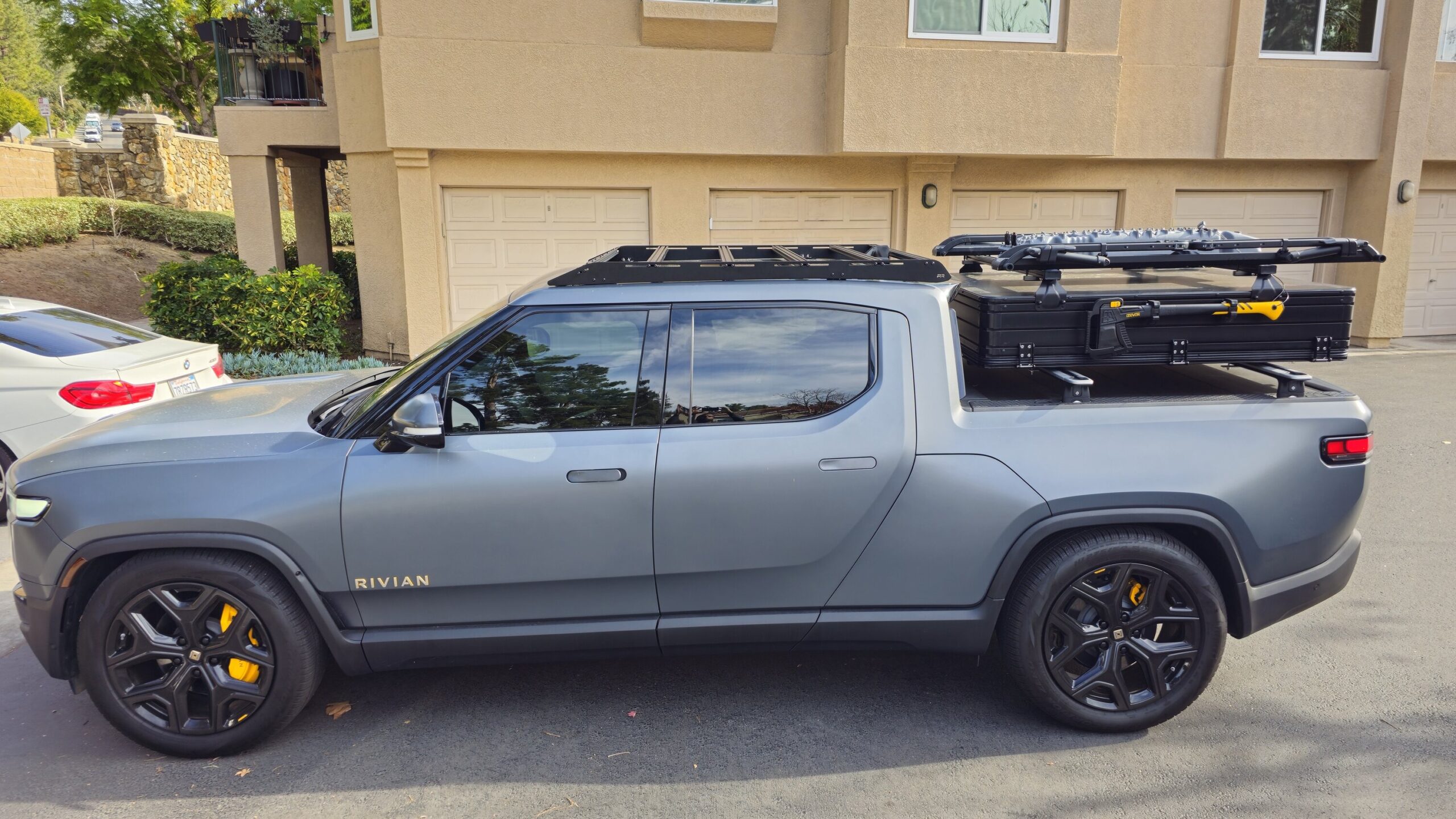 My Prospeed roof rack setup on R1T | Rivian Forum - R1T R1S R2 R3 News ...