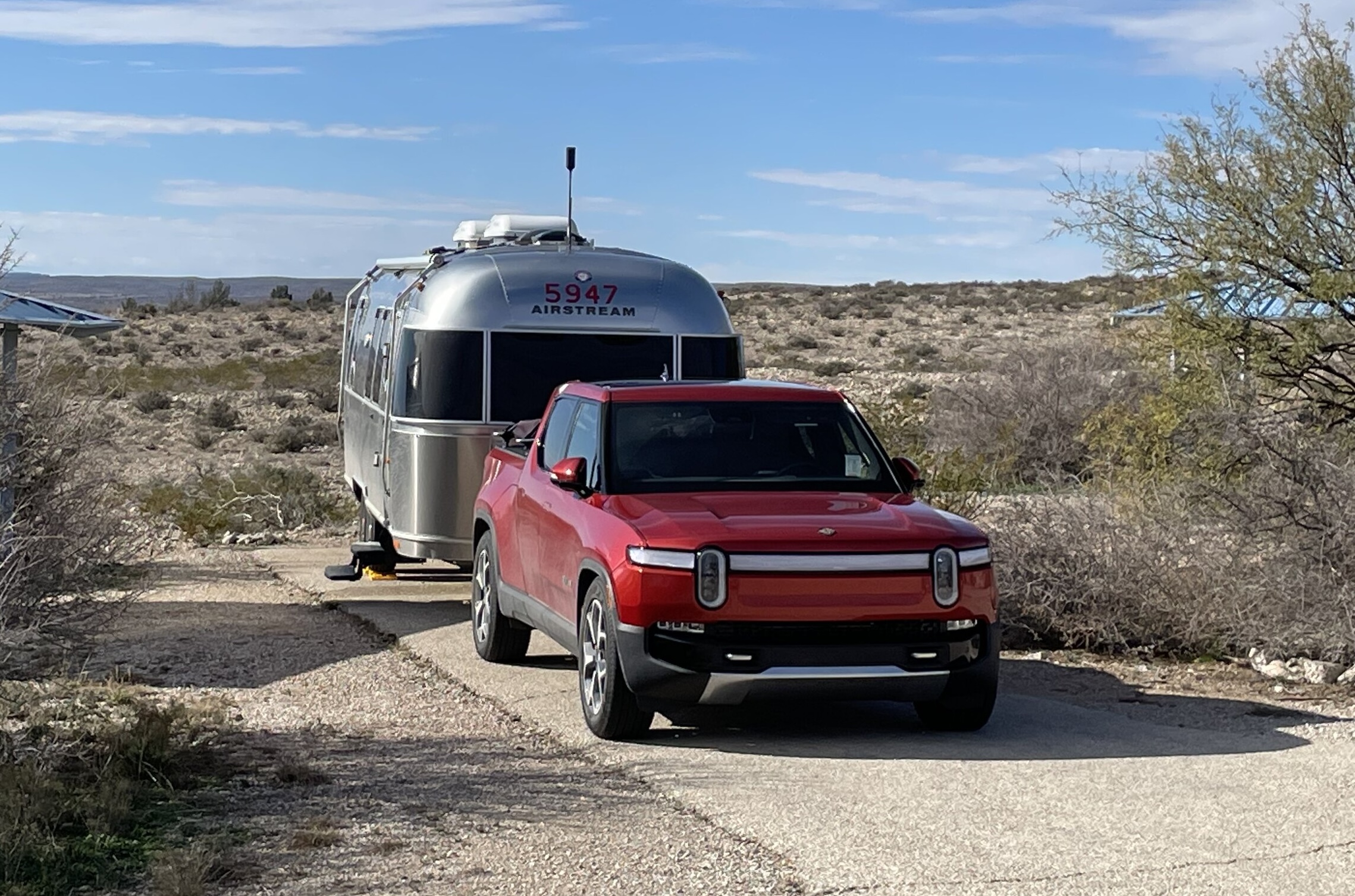 First 1800 Miles Towing Airstream with R1T | Rivian Forum - R1T R1S R2 ...