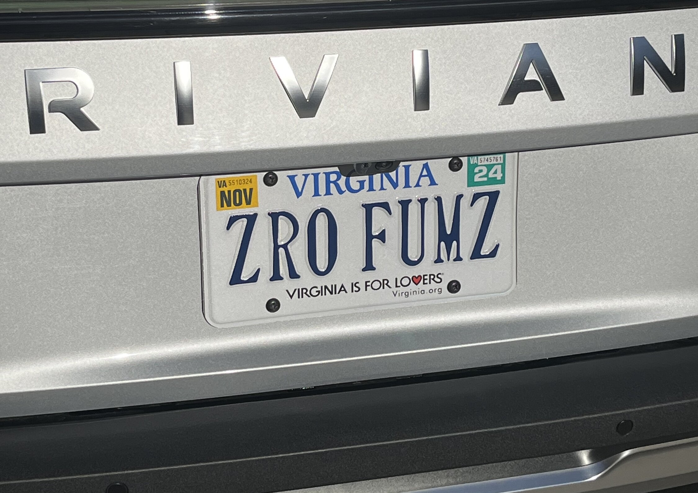 Show us your Rivian vanity plates! | Rivian Forum - R1T R1S R2 R3 News ...