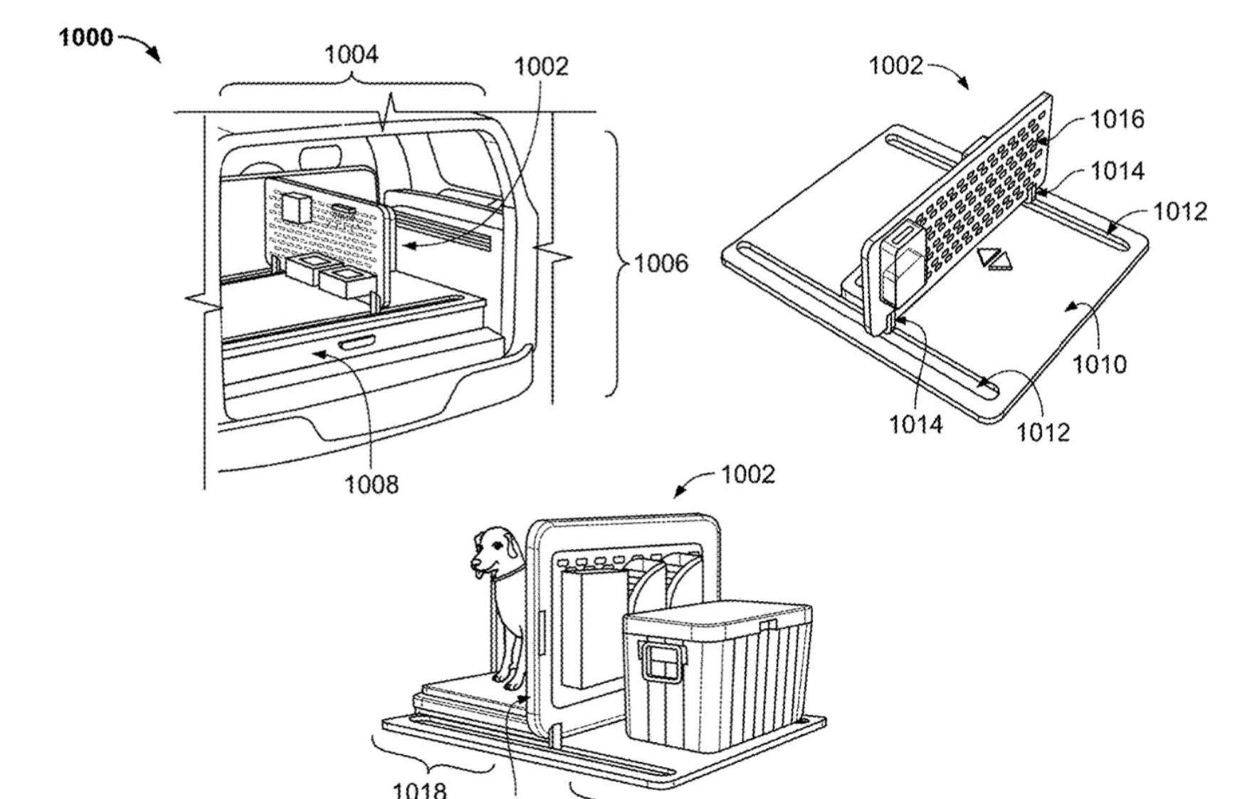Rvian patents cargo bay divider | Rivian Forum - R1T R1S R2 R3 News ...
