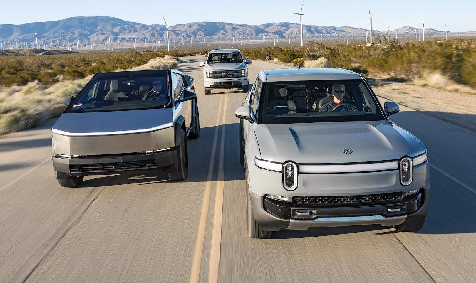 R1T ranked above Cybertruck and Lightning in real-world comparison test ...