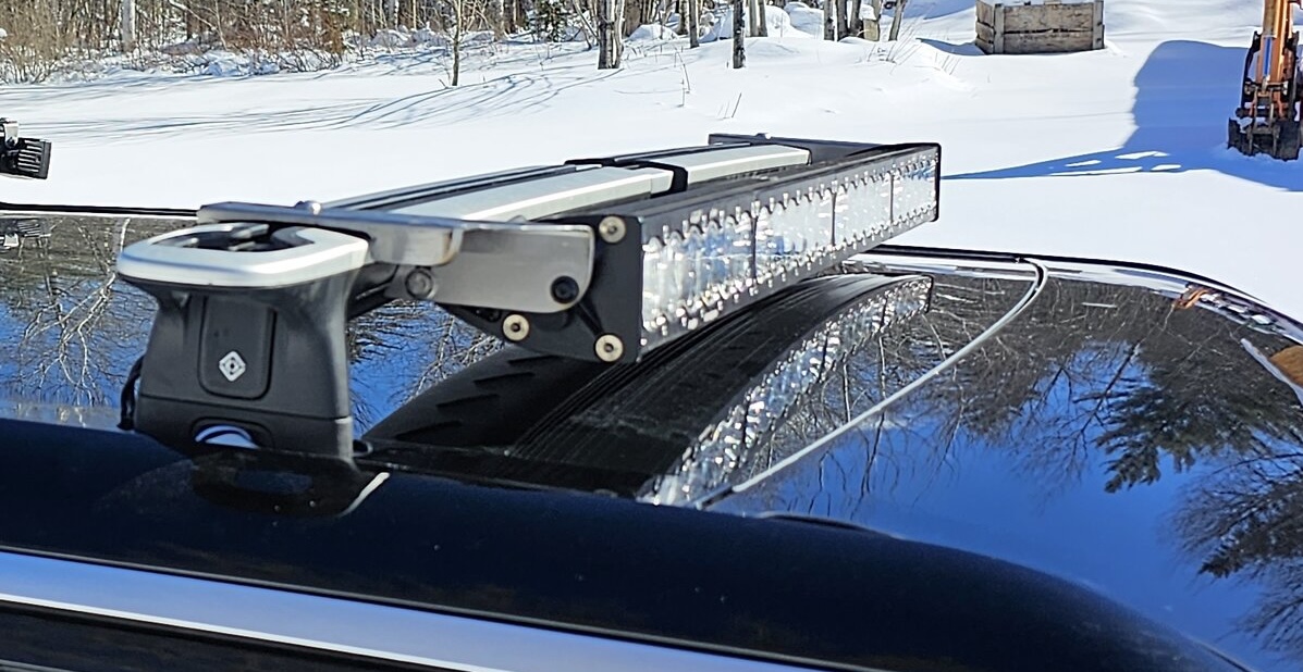 Stowable 40" Light Bar Setup | Rivian Forums - R1T R1S R2 R3 News ...