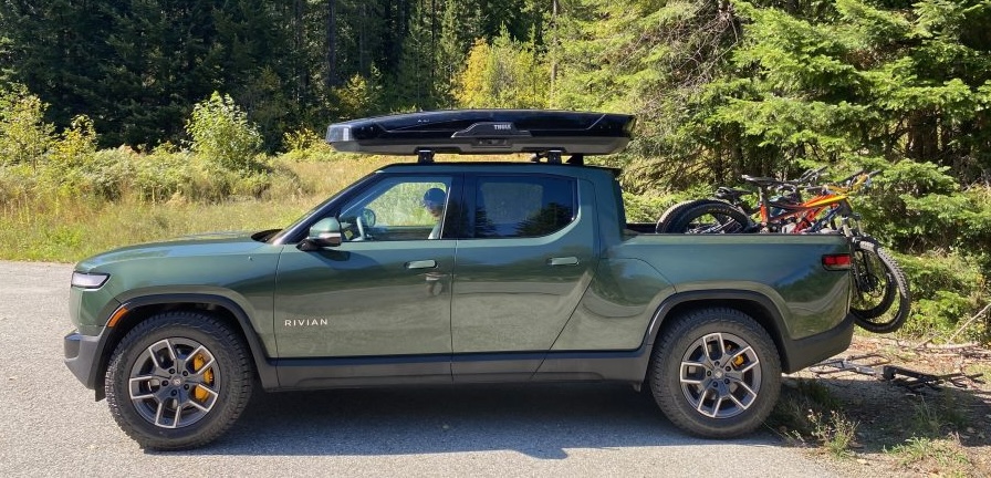 Efficiency tests with bikes and ski box (on R1T) | Rivian Forum - R1T ...
