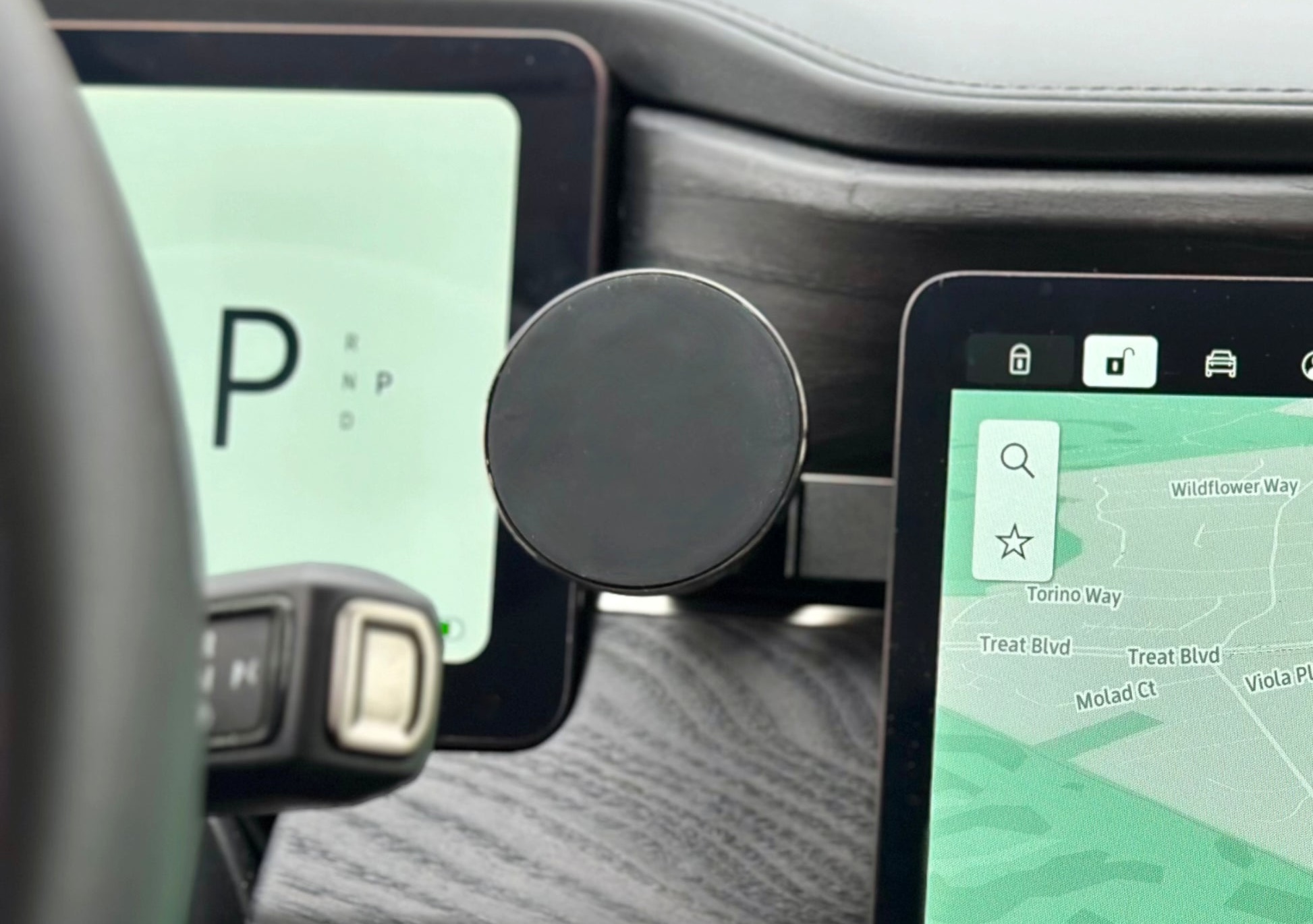 New: Snap-on dashboard phone mount & Slidable armrest half-tray ...