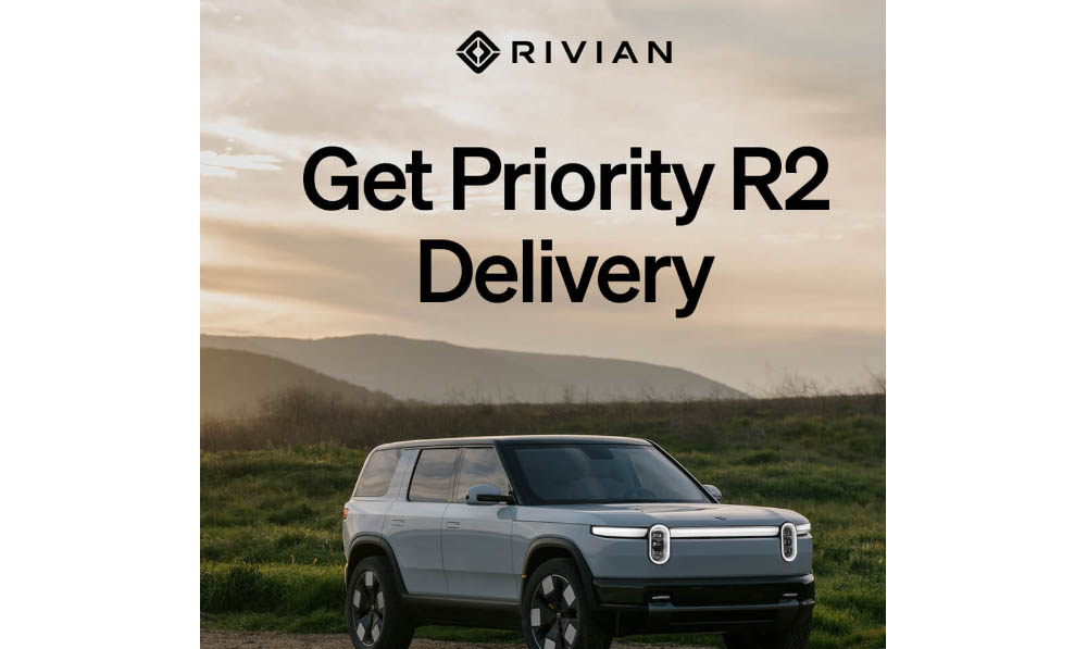 Priority R2 delivery for R1 owners announced! | Rivian Forum - R1T R1S ...