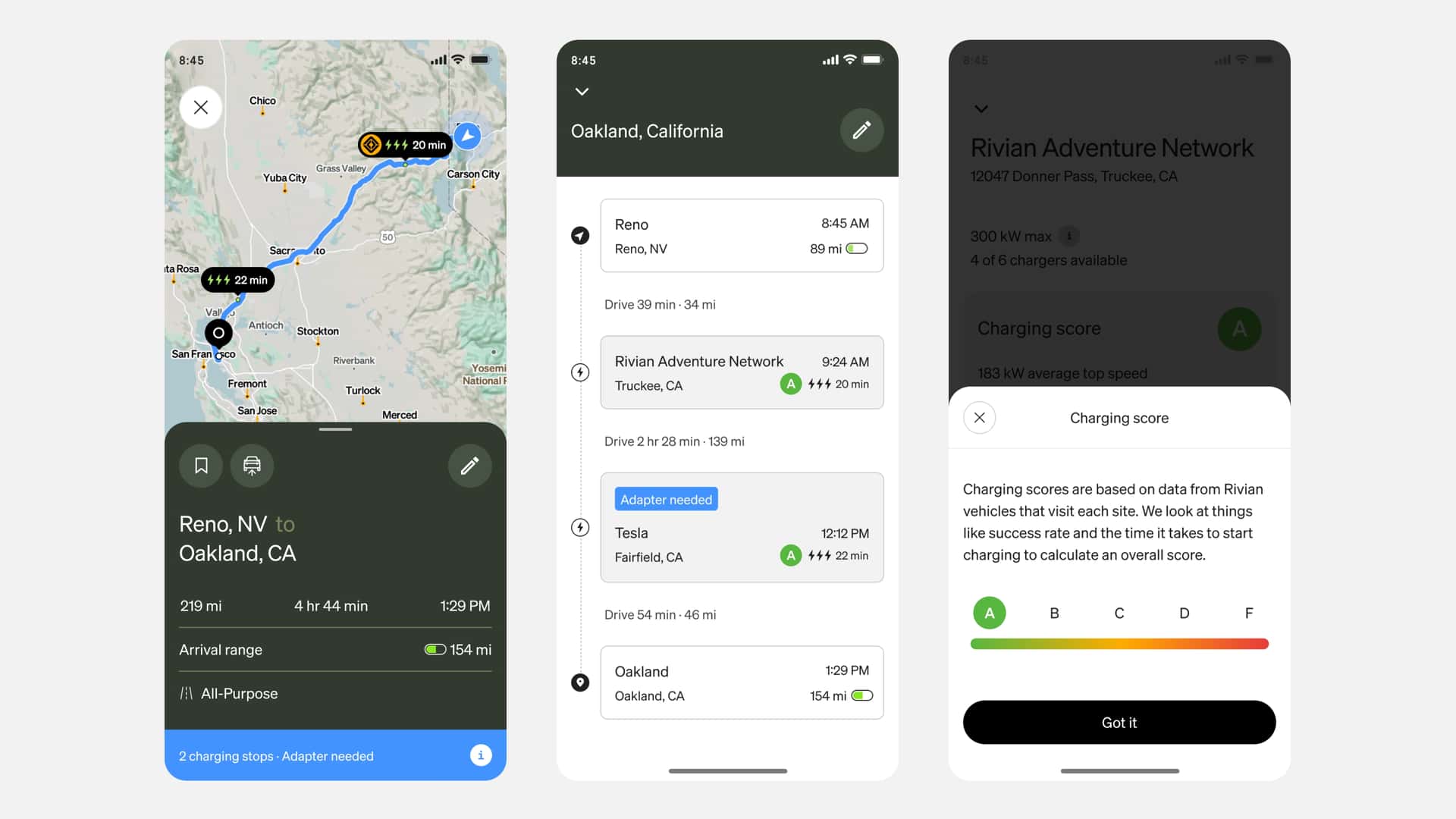 Charging Station Rating in new Rivian software update -- Wassym ...