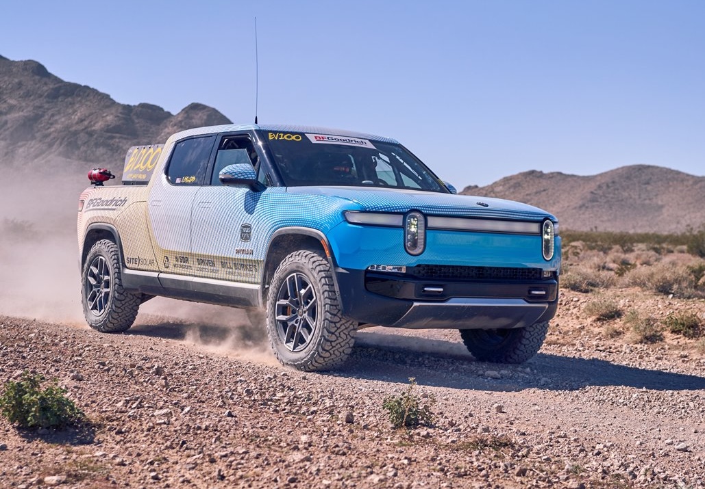 Rivian R1T is first EV to cross the finish line of The Mint 400, a wild ...