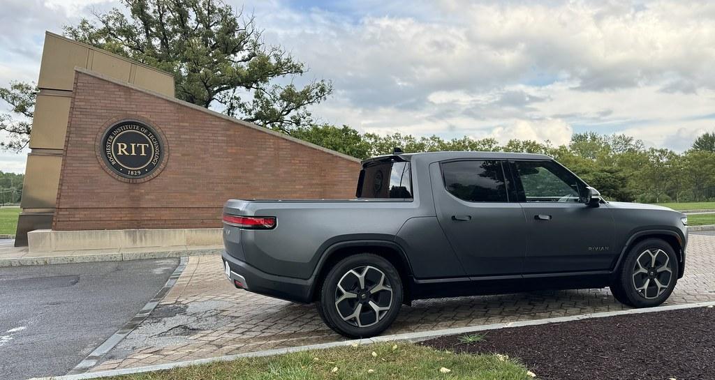 R1T visits RIT | Rivian Forum - R1T R1S R2 R3 News, Specs, Models, RIVN Stock -- Rivianforums.com