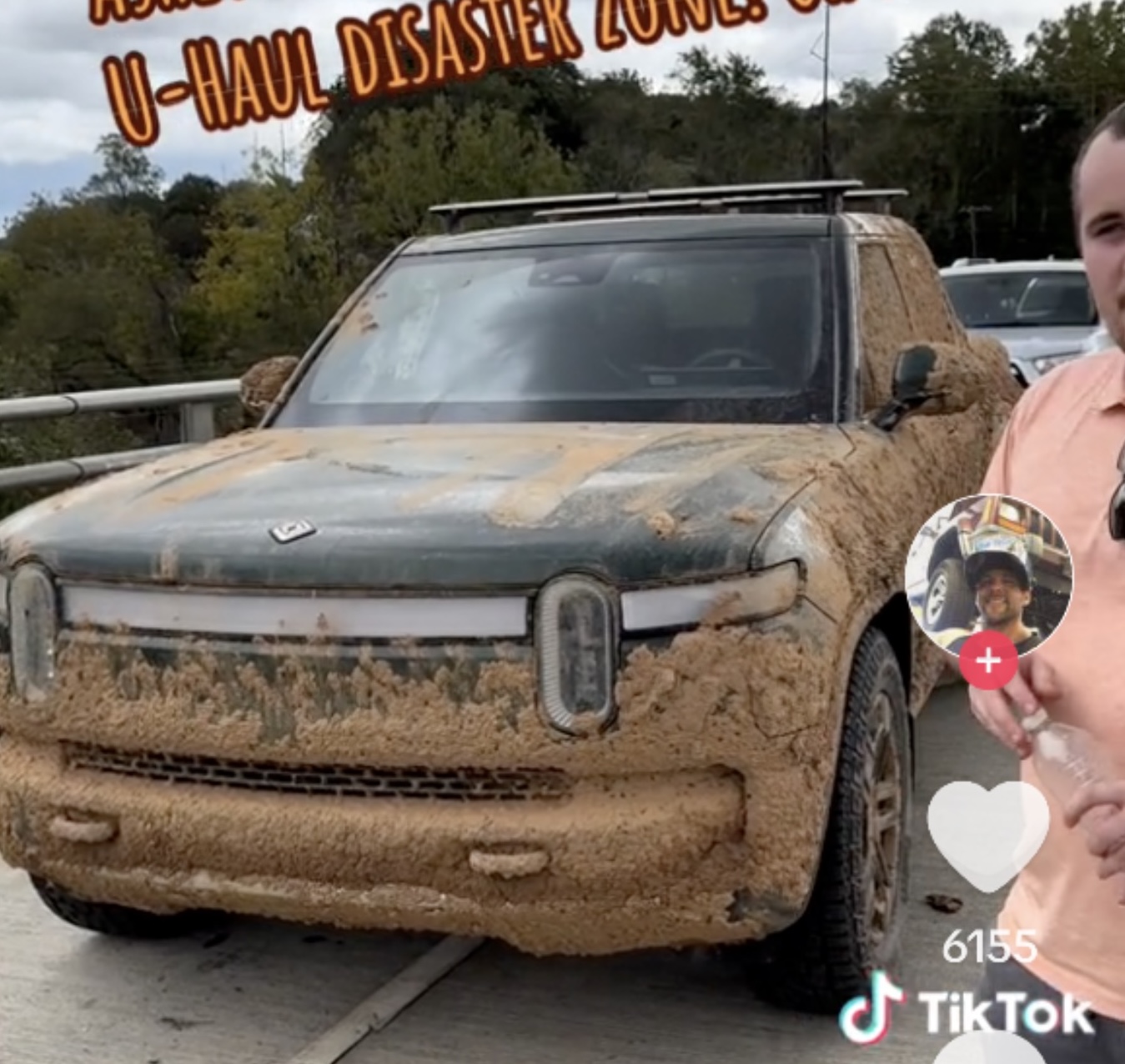 Submerged in Mud Rivian R1T Survives Flood in Hurricane Helene ...