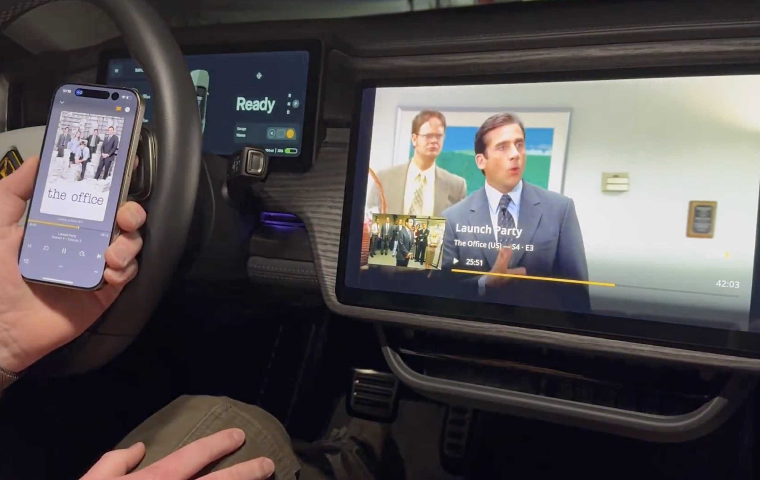 Video: Google Cast in action (from new Rivian update) | Rivian Forums ...