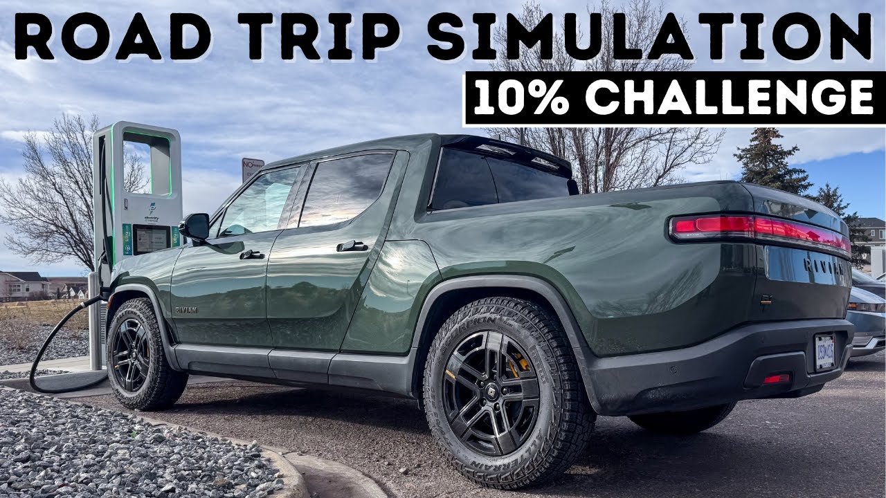 All Terrain Tires Barely Slow The Rivian R1T Max Pack - 10% Challenge ...