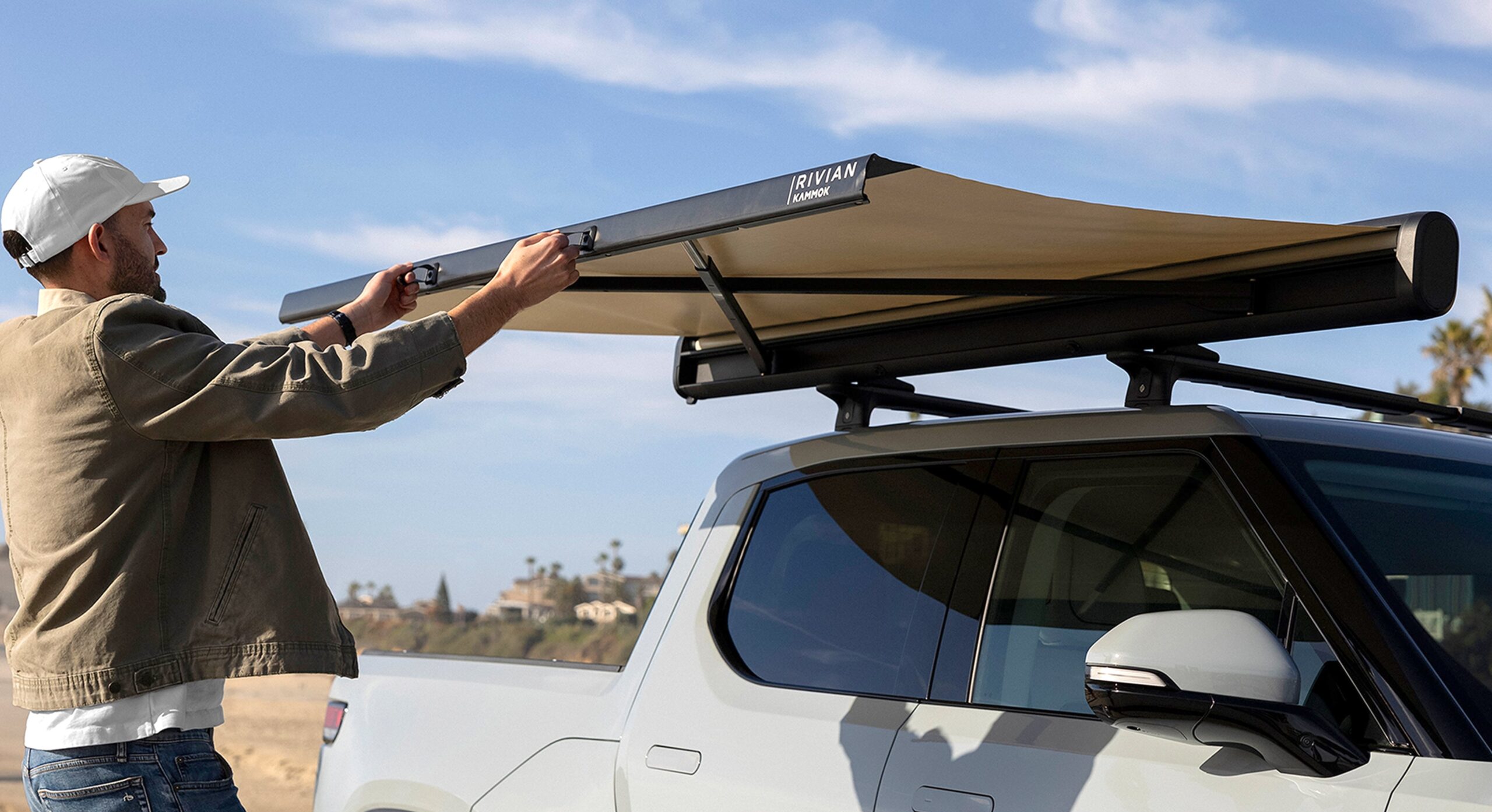 Kammok Crosswing Awning released for Rivian | Rivian Forum - R1T R1S R2 ...