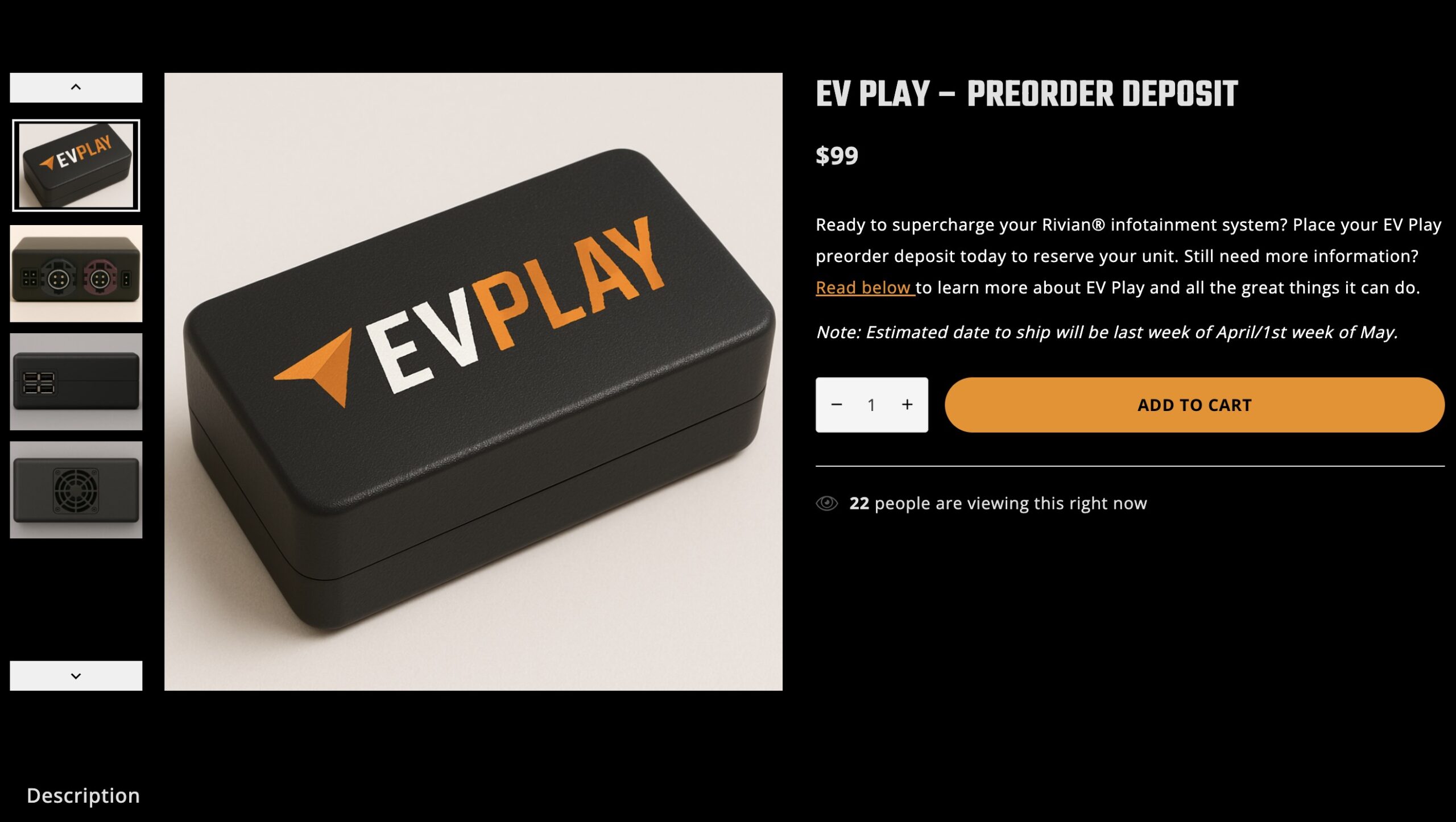 EV Play Preorder - Now Live (and working!) | Page 4 | Rivian Forum ...