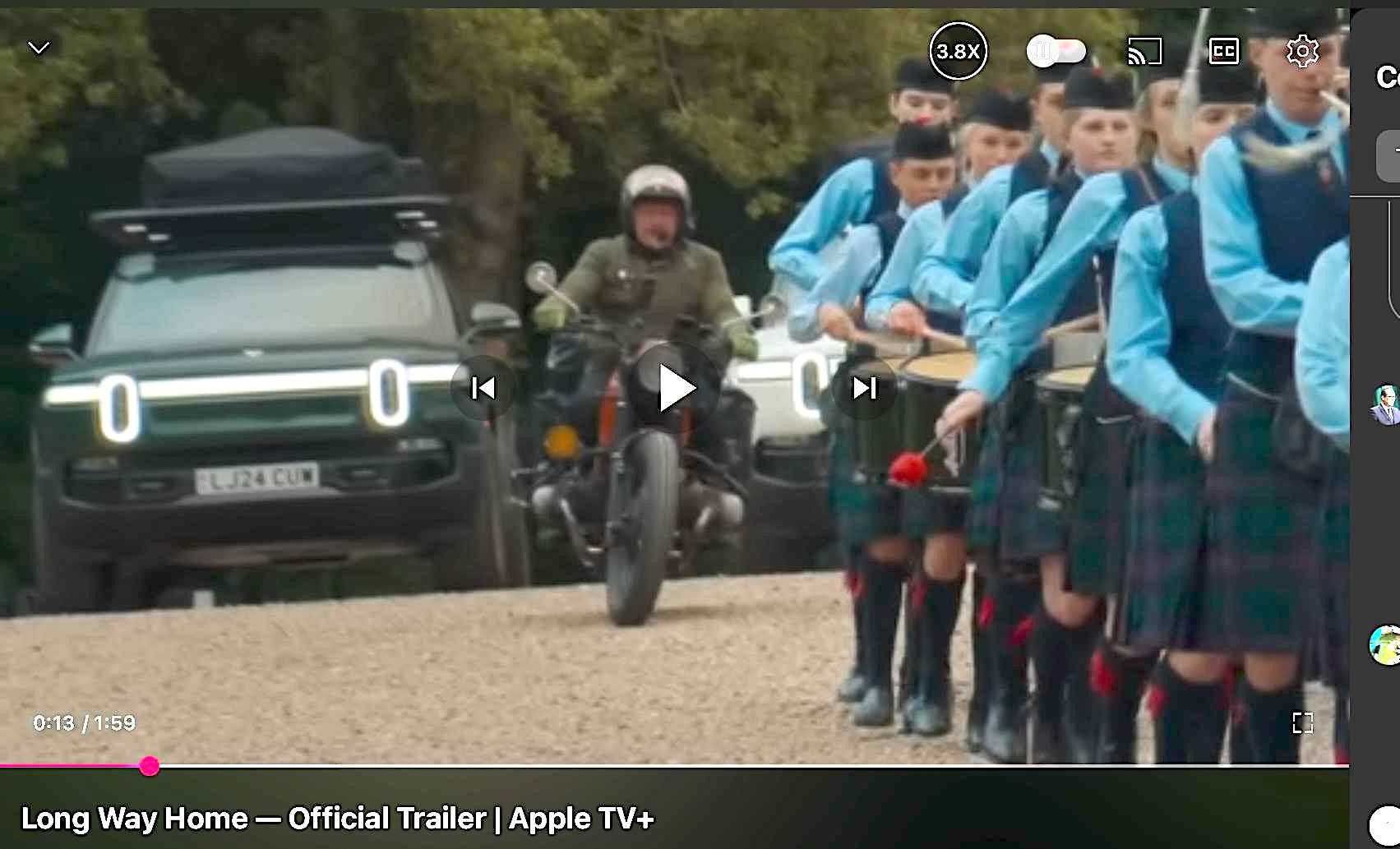 Rivians spotted in new Long Way Home series | Rivian Forum - R1T R1S R2 ...