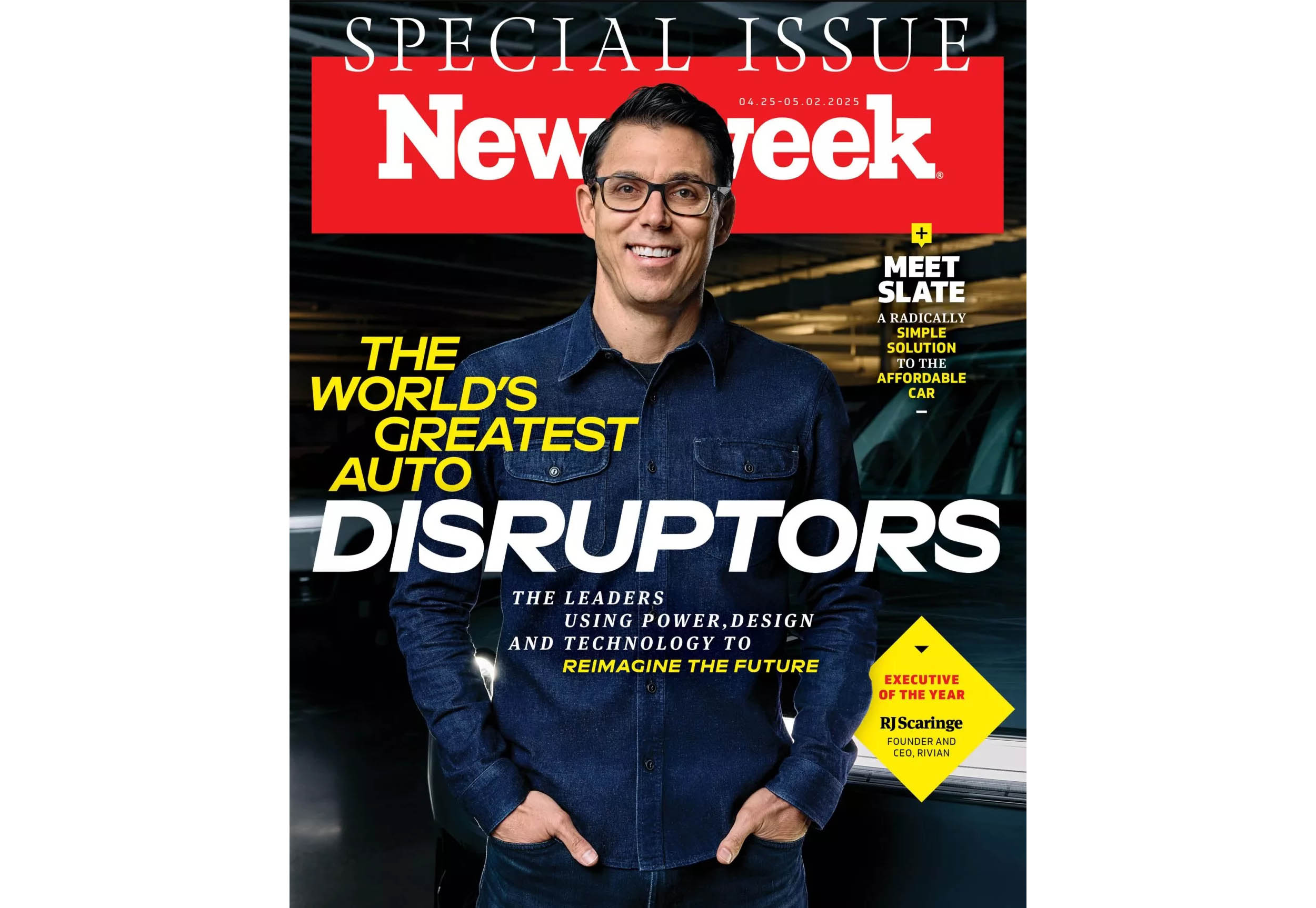 Newsweek Executive of the Year 2025: RJ Scaringe! | Rivian Forum - R1T ...