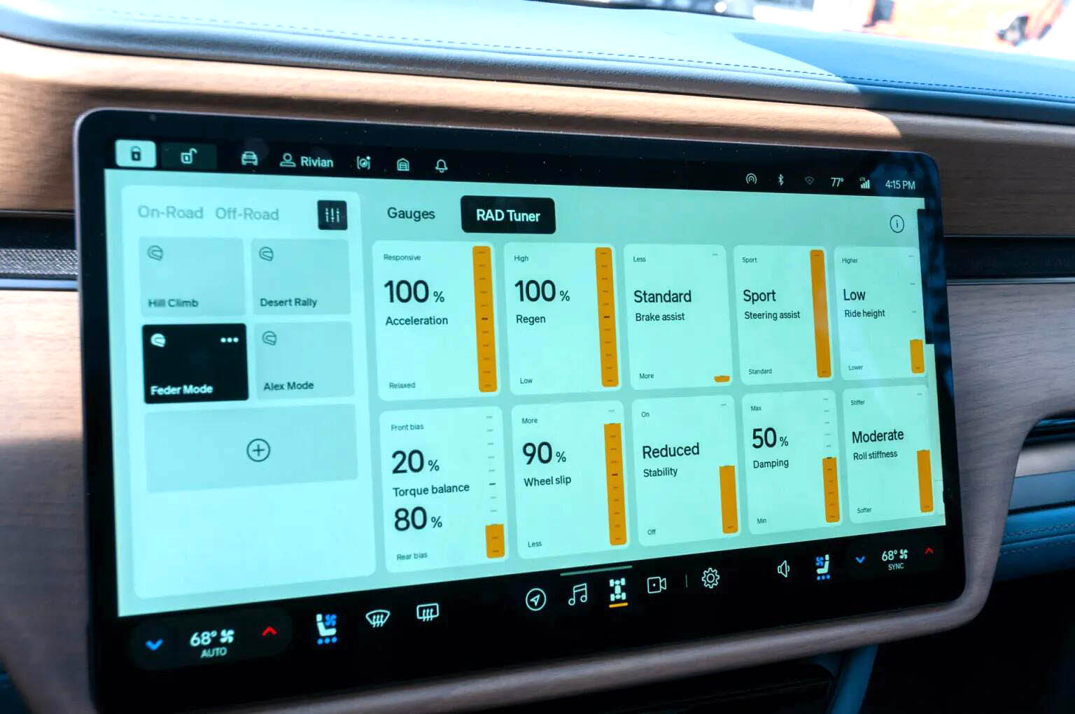 Rivian’s RAD TUNER is like an equalizer for customizing the Gen 2 R1 ...