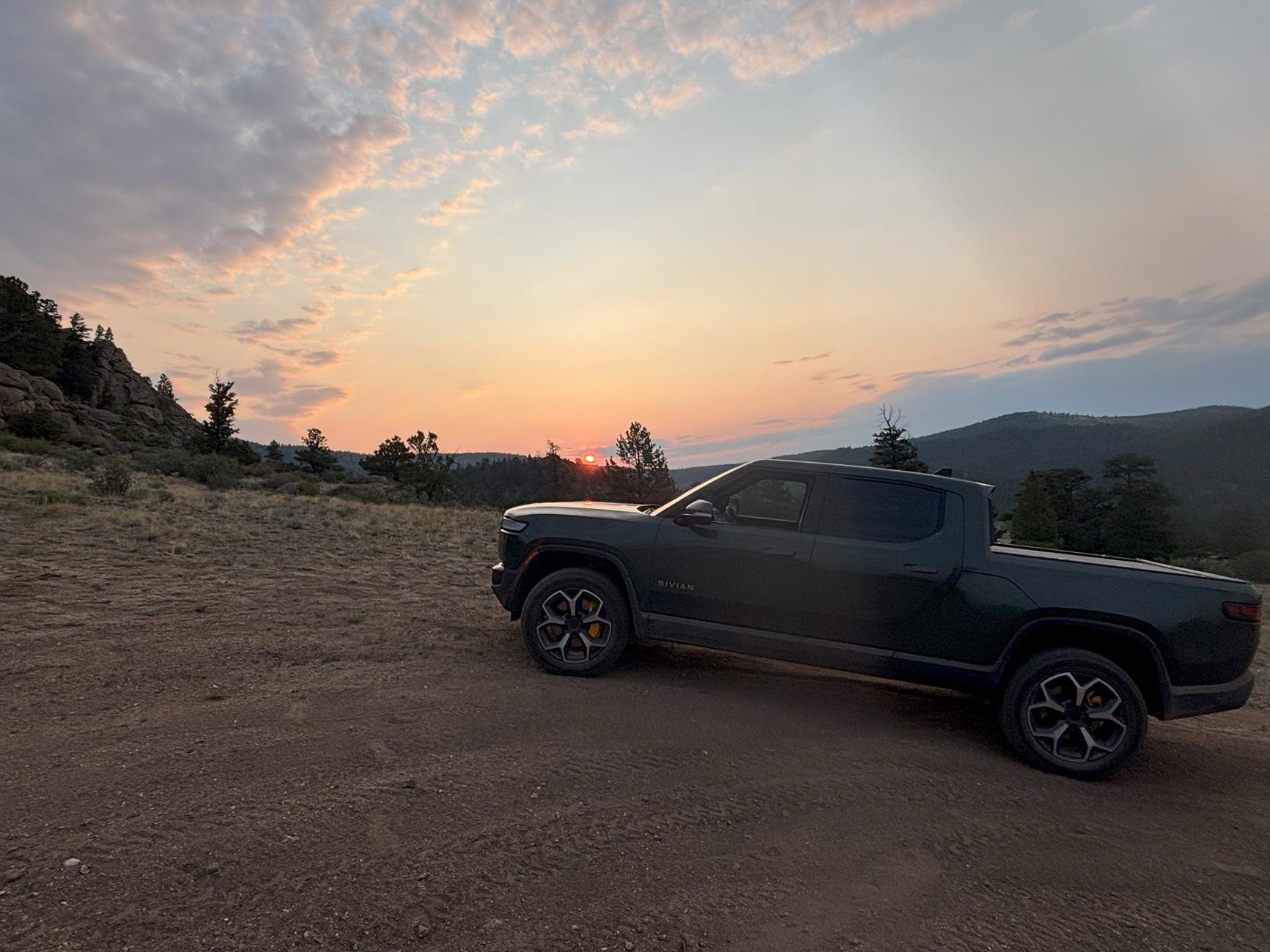 A quick solo camping adventure | Rivian Forum - R1T R1S R2 R3 News ...