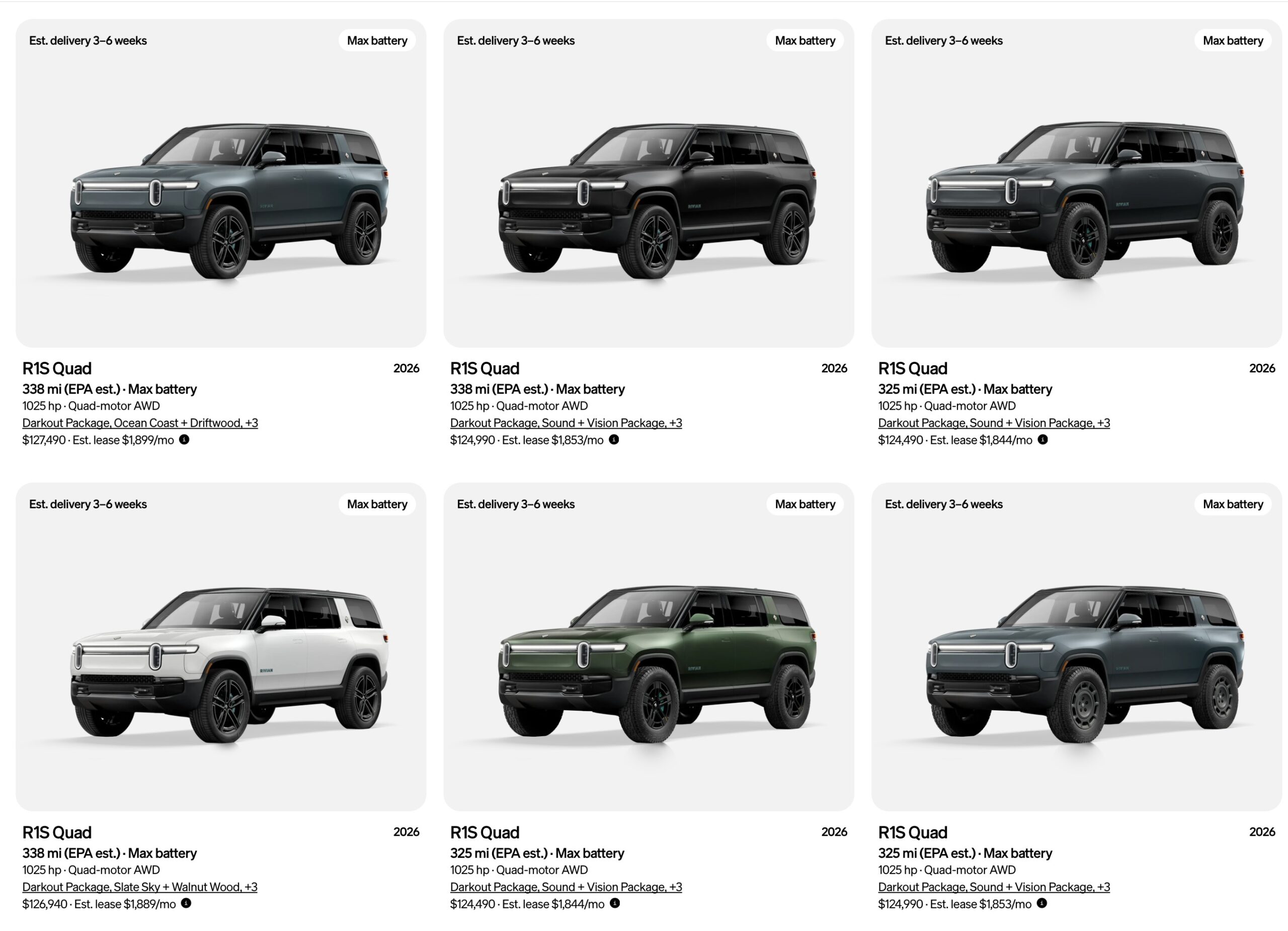 Gen 2 Quad added to R1 Shop | Rivian Forum - R1T R1S R2 R3 News, Specs ...