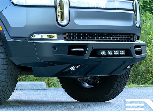 New RMaxx Extreme Duty Light Weight Aluminum Front Bumper for Rivian ...