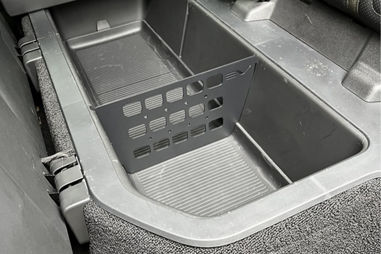 New Cargo Area Divider Molle Panels and Accessories - Rivian R1T Under ...