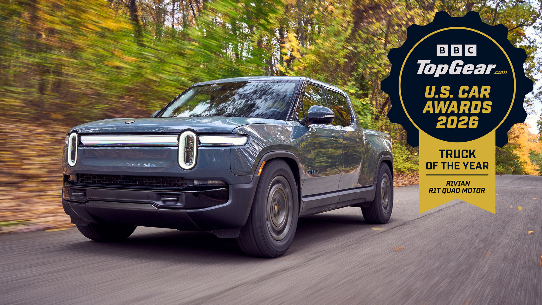 Truck of the Year: Rivian R1T Quad Motor (TopGear.com US Car Awards ...